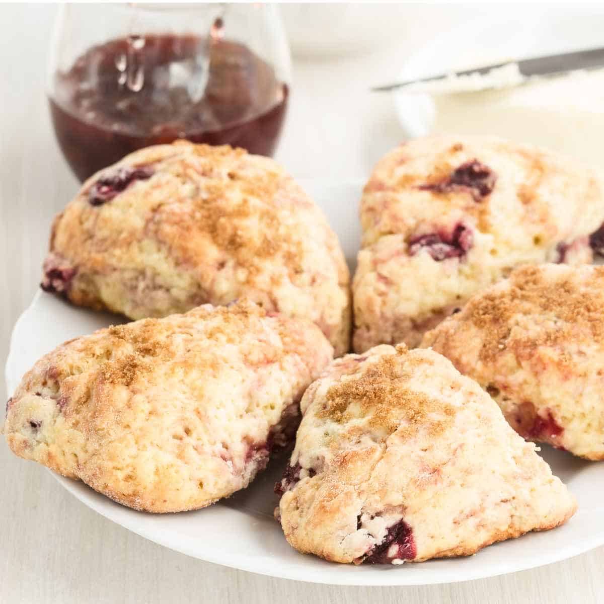 Dried Cherry Scones – I Knead Bread